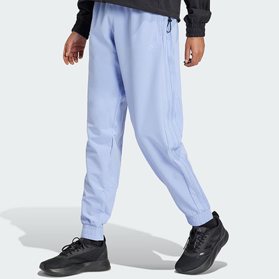 ADIDAS阿迪达斯女子梭织束脚训练舒适透气宽松运动休闲长裤IK5473