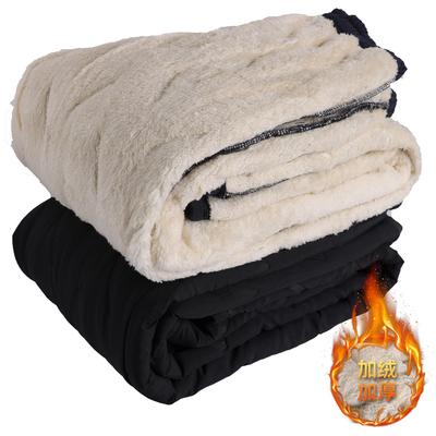 中老年人妈妈方便易穿脱外穿夹棉加绒保暖直筒绒裤棉裤裤子冬加厚