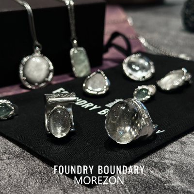 MOREZON【FOUNDRY BOUNDARY】26SS潮人精致百搭圆冰戒指开口戒指