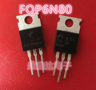 场效应 6n80 FQP6N80 FQPF6N80 原装进口拆机 6A800V 质量保证