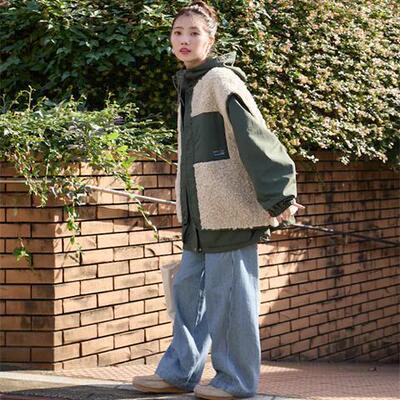 山地派克风衣外套坎肩马甲两件套