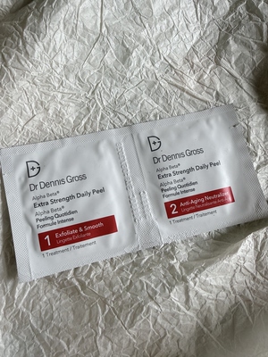 dr dennis gross加强版多酸焕肤棉片果酸水杨酸调理疏通平滑小样