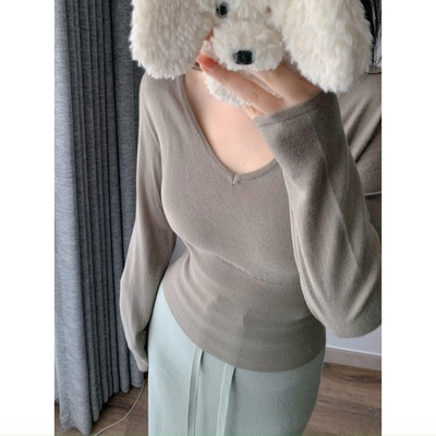 城南边儿针织衫束腰