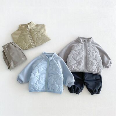 棉服男童棉秋冬zd加厚w6524棉衣