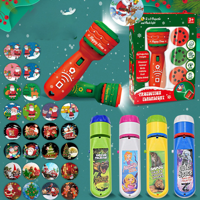 Christmas Flashlight Projector for Kids Baby Sleeping Story