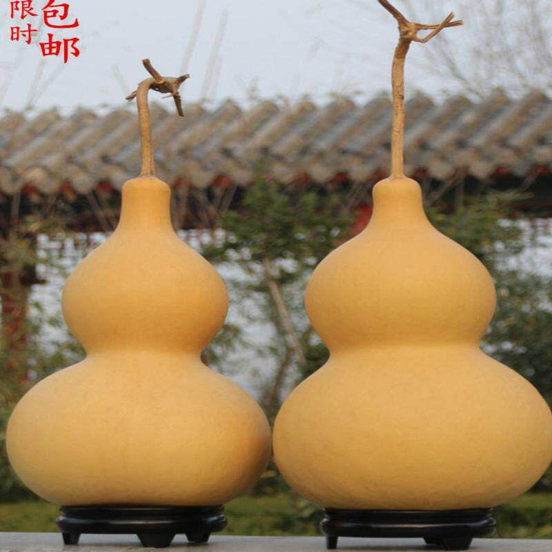 天然葫芦挂件家居饰品特大葫芦摆件带龙头店铺室内悬挂文玩小葫芦