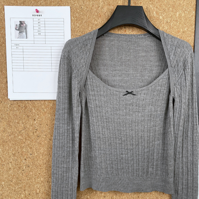 Puhpowee绵羊毛毛纱针织衫