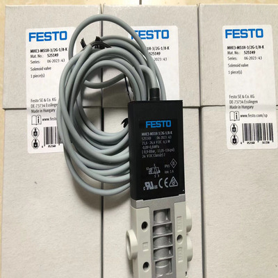 FESTO费斯托 托电磁阀MHE2-MHE3-MS1H-3/2G-1/8-M7-K 525149 1961