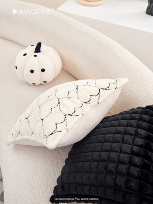 ins Wind现代休闲轻奢枕套没有核心客厅沙发靠垫圆点南瓜装饰枕头