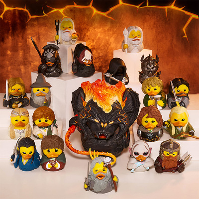 魔戒指环王霍比特人小黄鸭模型