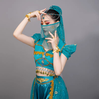 西域舞姬肚皮舞茉莉公主cos服印度舞异域风情天竺少女新疆民族舞