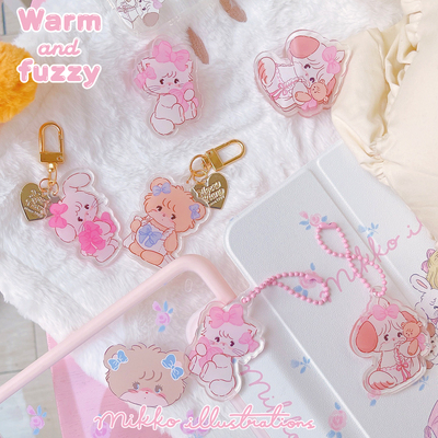 mikko亚克力挂件少女心可爱包挂