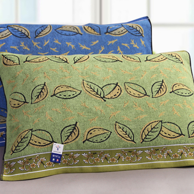 金号纯棉枕巾清新耐脏吸水透气