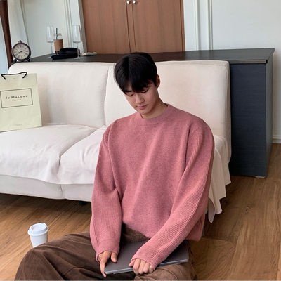 韩国代购男装直播福利秒杀LAINE薅羊毛王炸意大利面料针织衫毛衣