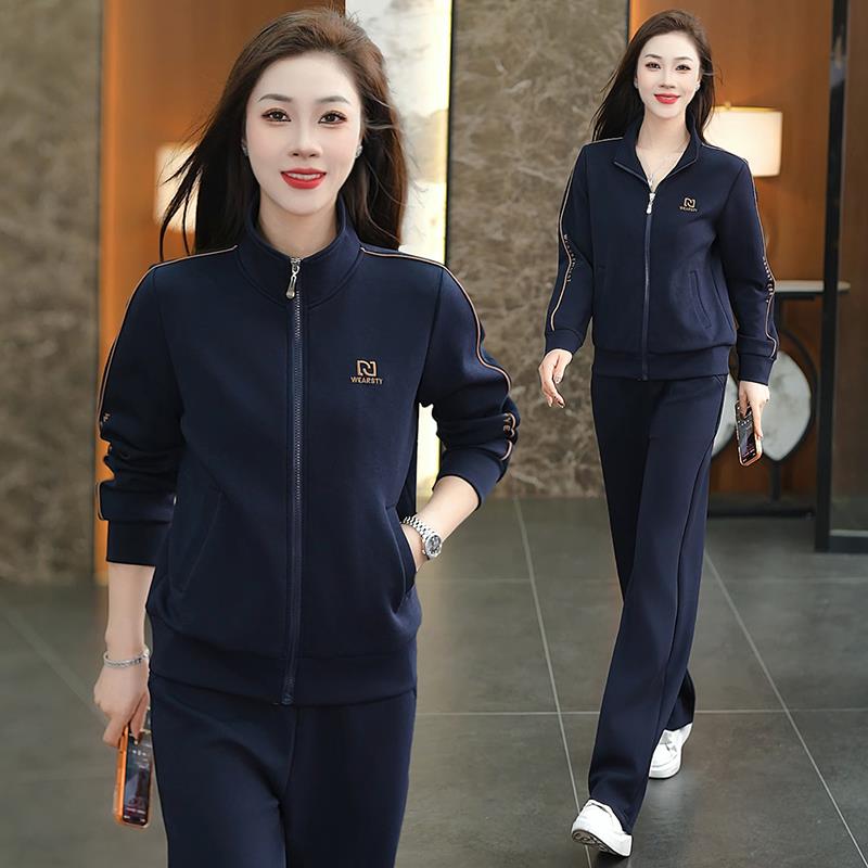 春秋女运动款套两件工装袋酷飒风10165820宽松户口外出行套装女