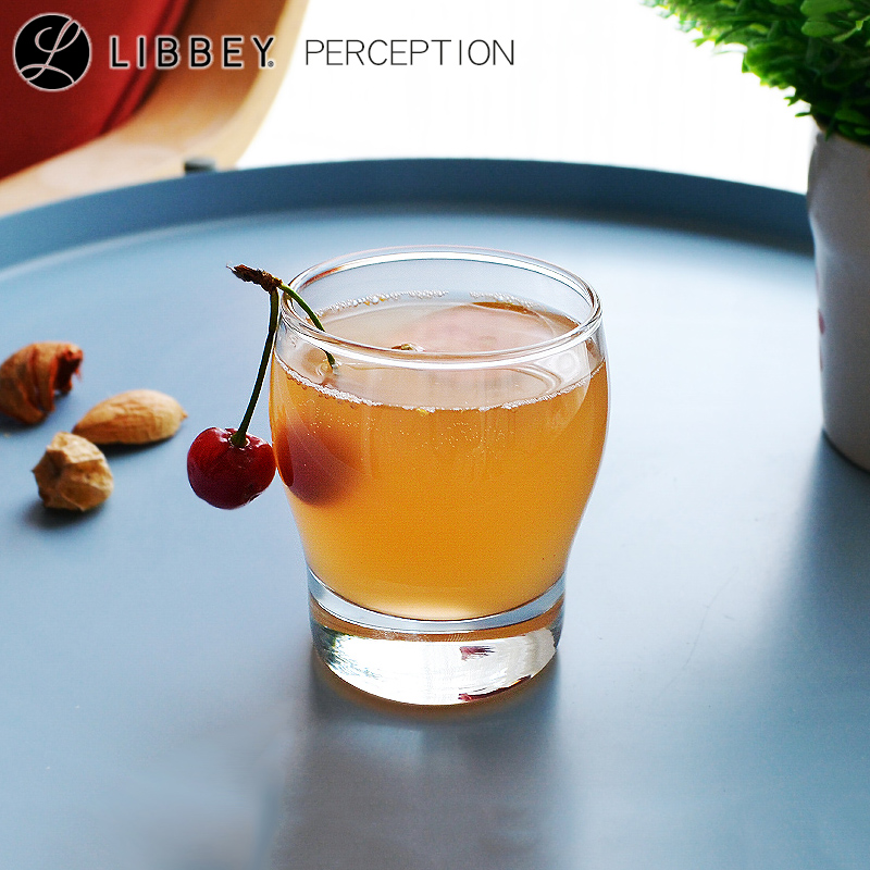 LIBBEY厚底玻璃杯洋酒杯创意饮料杯威士忌杯餐厅酒吧KTV杯子水杯_虎窝淘