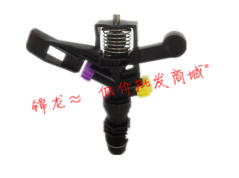 4分DN15 1/2外丝外螺纹塑料摇臂抗老化不锈钢不可控新料摇臂喷头