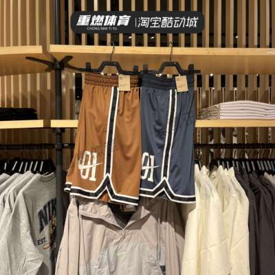 夏季篮球短裤梭织宽松五分裤