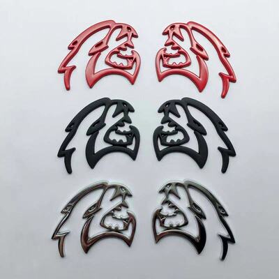 道奇SRT地狱豹头车标 速动与激情8 jeep吉普改装贴标对装