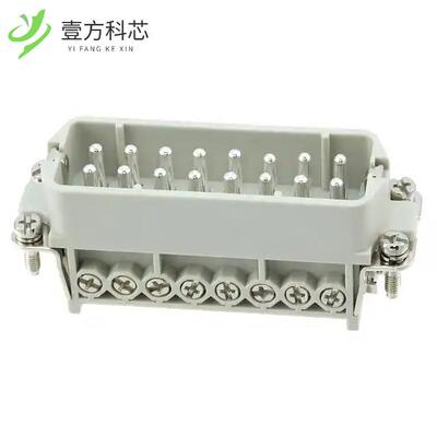 原厂原装HA-016-M(17-32) INSERT MALE 16+1GND SC