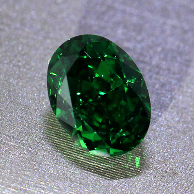 冰花切沙弗莱裸石戒面椭圆雷迪恩