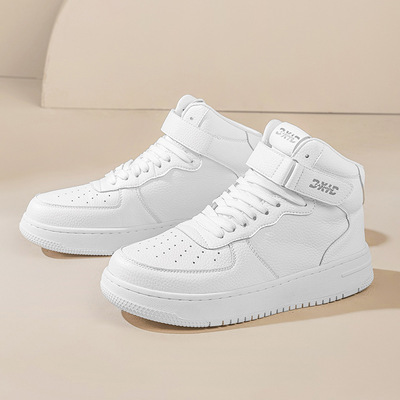 高帮板鞋男48加大号47韩版中帮46秋冬休闲小白鞋45潮流百搭耐穿