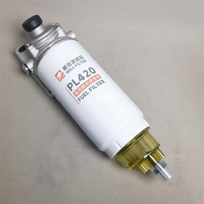 PL420高压手油泵底座油水分离器大泵铝座改加装 612630080088总成