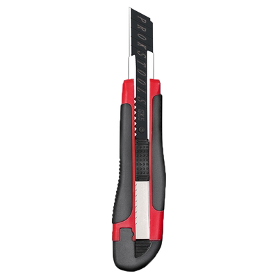 包胶美工刀黑刃刀片刀架大号裁纸墙快递开箱神器刀壁纸刀加厚合金