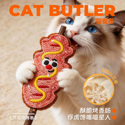 丝瓜络猫玩具自嗨磨牙洁齿
