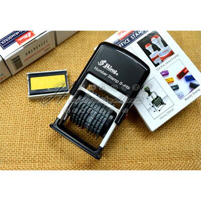 新力S-449 回墨 新力翻转 数字 号码 9位数字印