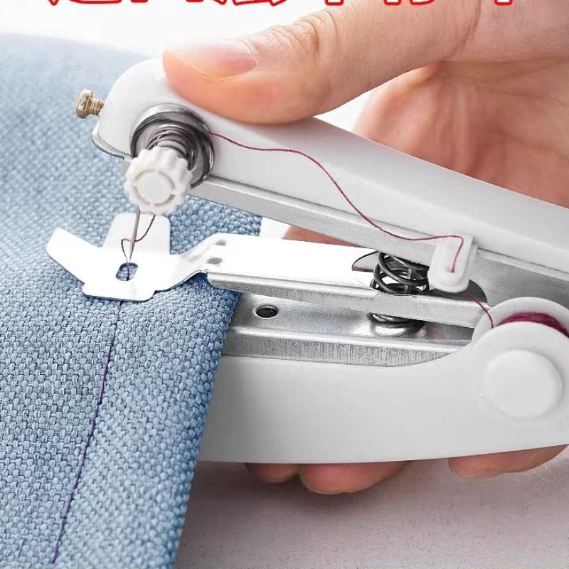 便携手动迷你微型缝纫机家用袖珍小型手持缝衣服神器