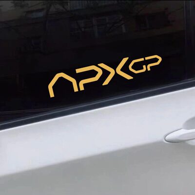 APXGP汽车车贴 F1 疯狂飞车 Apex Grand Prix赛车镂空装饰贴纸