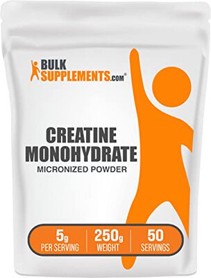 美国BulkSupplements.com肌酸单水合物粉末微粒肌酸粉无味无麸质