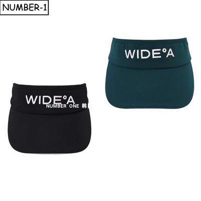 韩国代购w angle高尔夫球帽25年女秋纯色徽标丝带遮阳帽防晒球帽