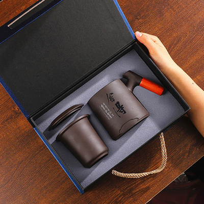 紫砂茶杯带过滤可定制logo百家姓