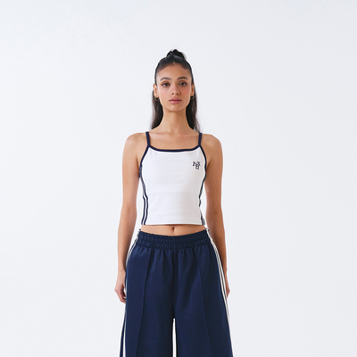 HDEX 25夏新品基础款简约拼接撞色吊带背心修身辣妹上衣韩国代购