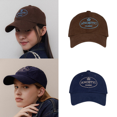 ANOETIC字母刺绣鸭舌帽韩国代购
