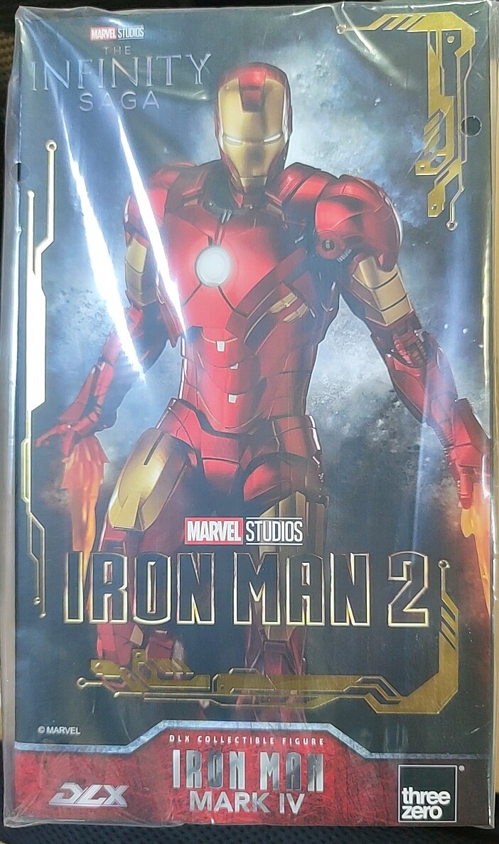 THREEZERO 漫威 DLX钢铁侠 MARK4 MK4 7寸可发光可动人偶