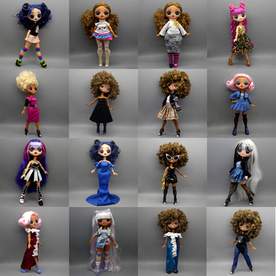 DIY Dress Suitable For lol OMG doll Disco Winter Girls Gift