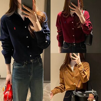 B962原厂清货~春秋季英伦洗水灯芯绒休闲衬衫