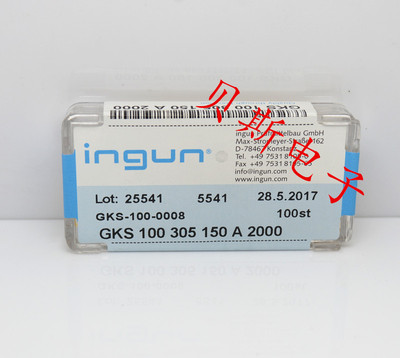 INGUN测试针GKS100 305 150A2000圆头英刚探针 100MIL顶针 弹簧针