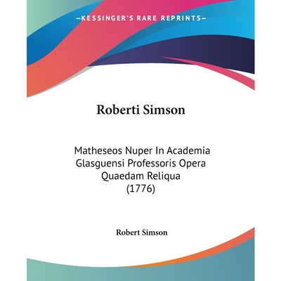 按需印刷不退不换Roberti Simson[9781104459727]