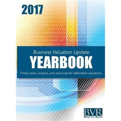 按需印刷Business Valuation Update Yearbook 2017[9781621501053]