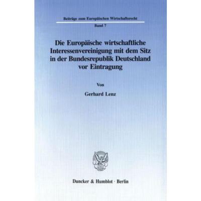 预订【德语】 Die Europaische wirtschaftliche Interesse