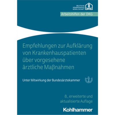 预订【德语】Empfehlungen zur Aufklarung der Krankenhauspatienten uber vorgesehene arzt[9783170382725]
