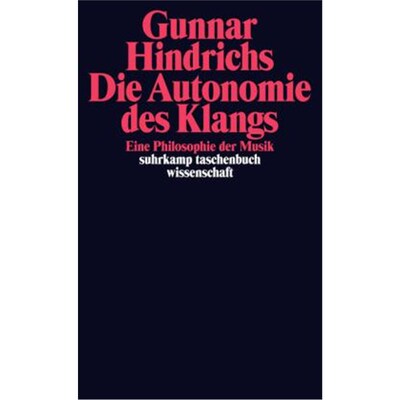 预订不退不换德语 Die Autonomie des Klangs:Eine Philosophie der Musik. Originalausgabe