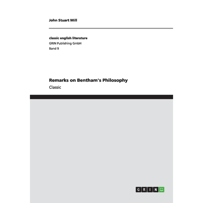 按需印刷Remarks on Bentham's Philosophy[9783640234936]