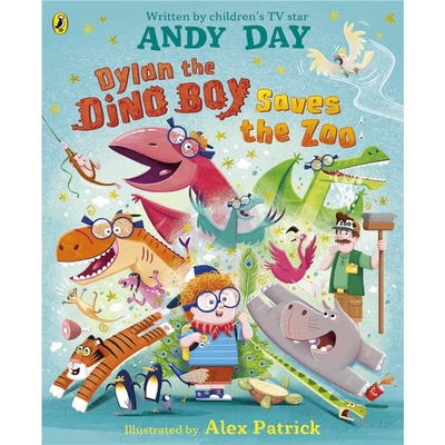 现货 迪伦恐龙男孩拯救动物园 Dylan the Dino Boy Saves the Zoo 英文原版 上海外文 9780241772782