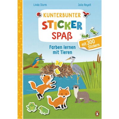 预订【德语】Kunterbunter Stickerspaß - Farben lernen mit Tieren[9783328300977]
