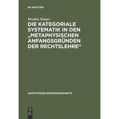 按需印刷DEG Die kategoriale Systematik in den 